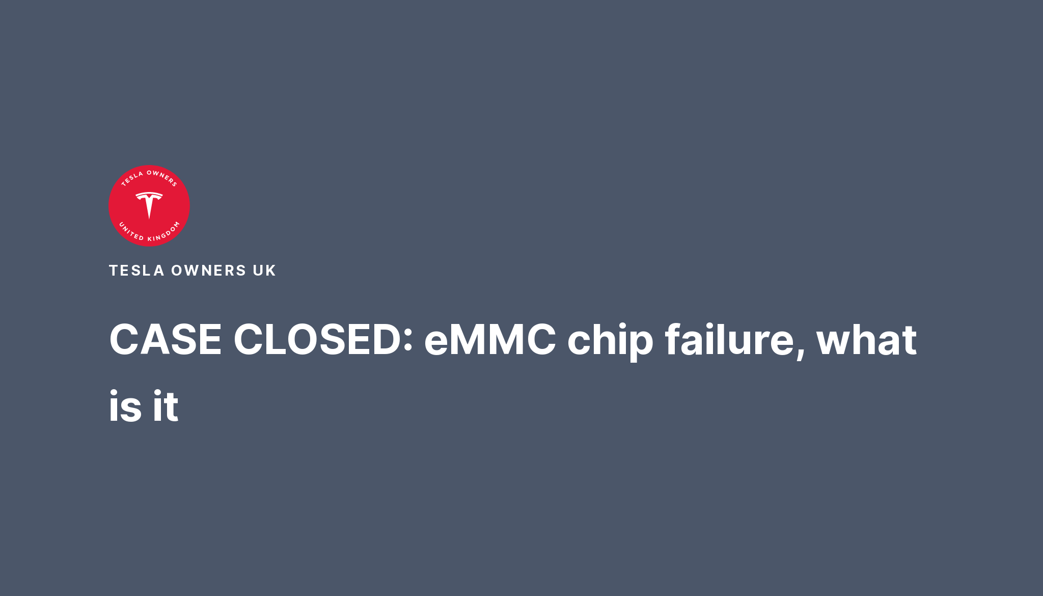CASE CLOSED: eMMC chip failure, what is it? should I be worried? what ...